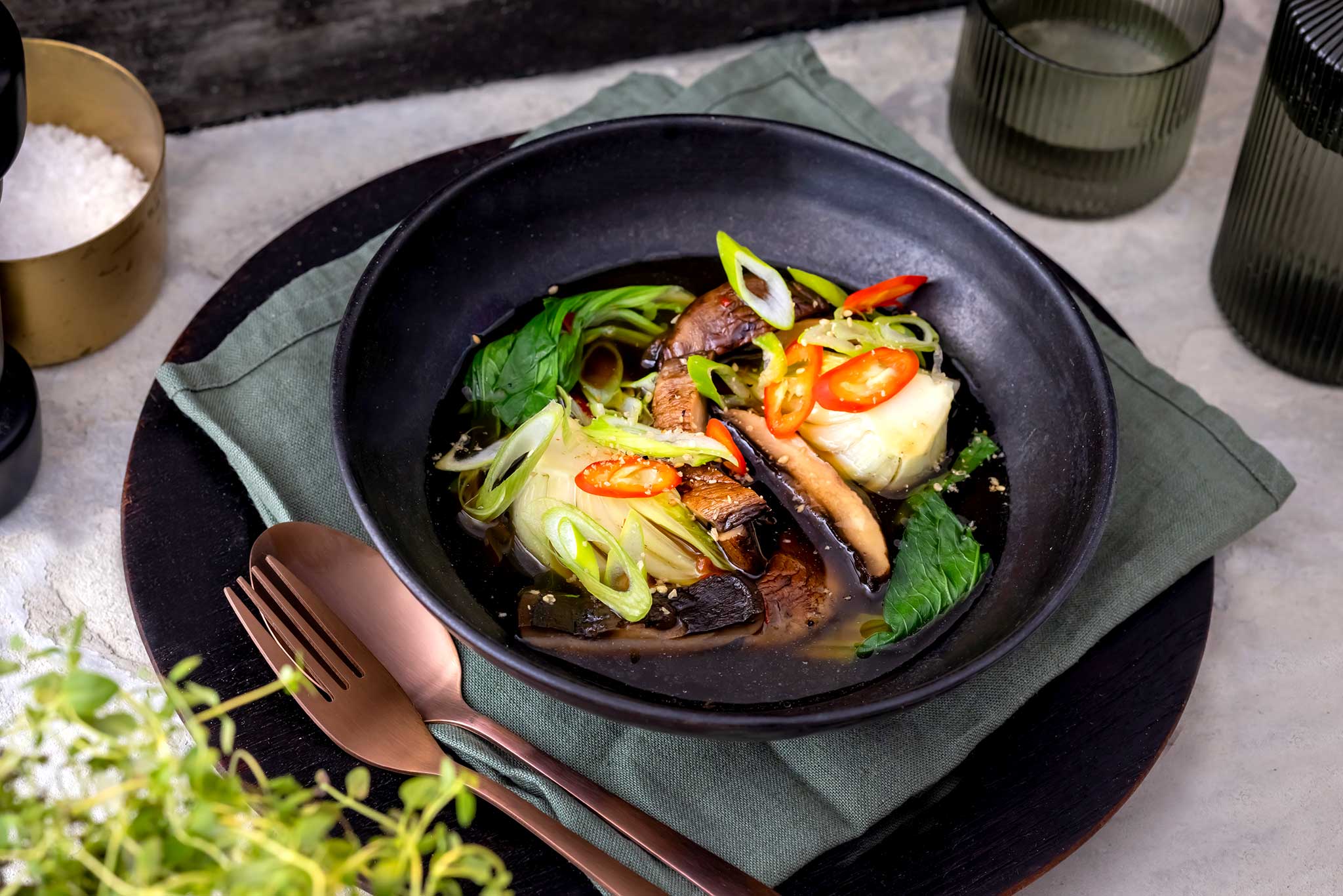 Stor champinjon med asiatisk ton | GB Foodservice